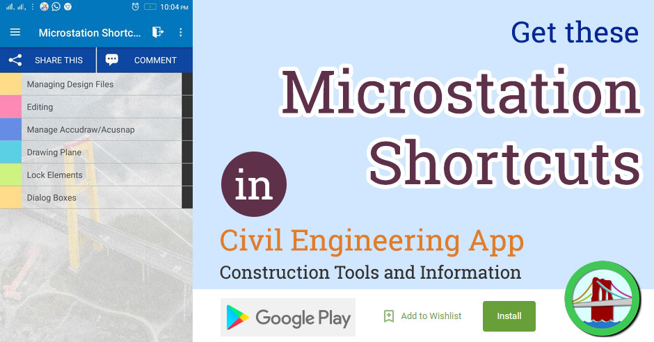 Microstation Shortcuts – The Civil Sutras