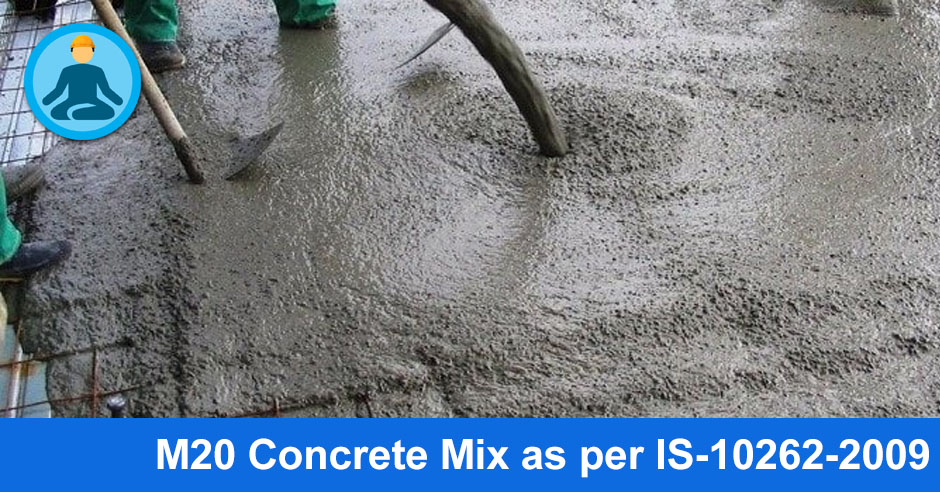 M20 Concrete Mix Designs as per IS-10262-2009 - The Civil Sutras